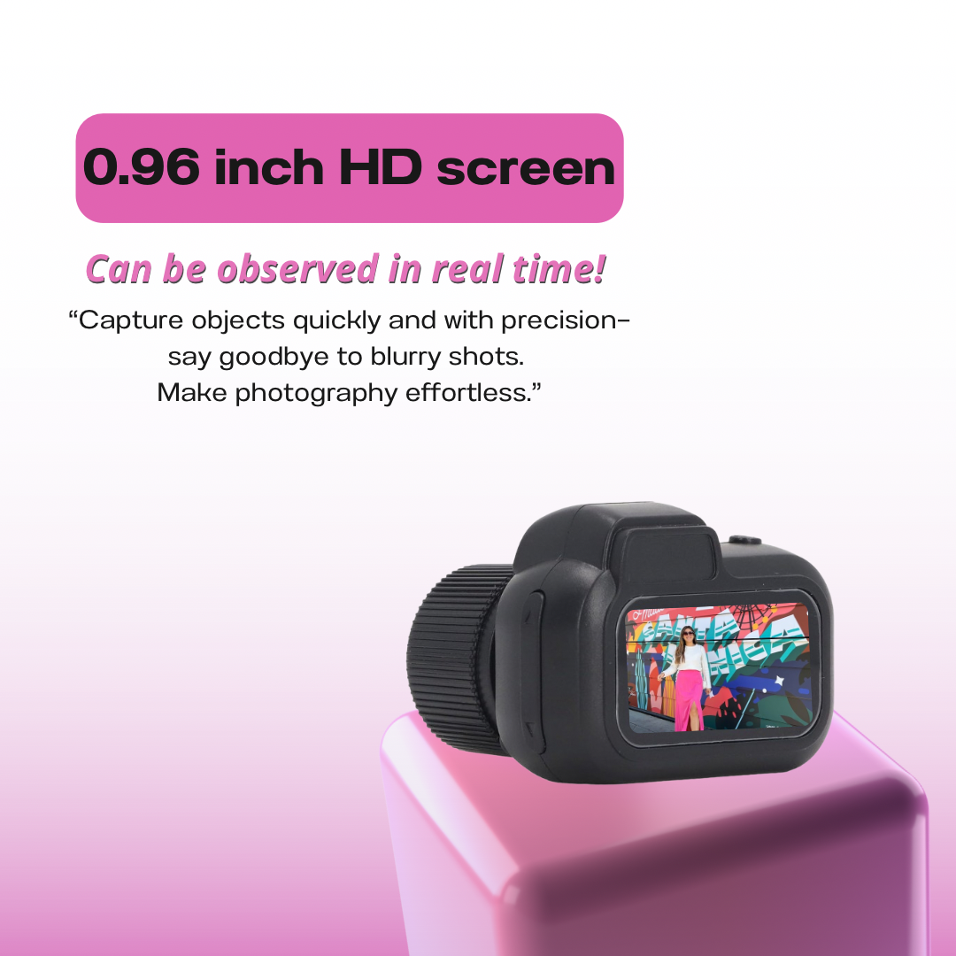 Y3000 Mini Digital Camera Loop Recording Portable HD Camera Screen 8 F ...